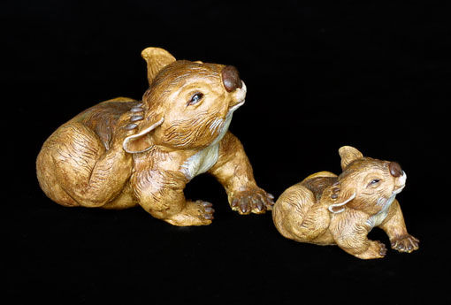 Wombat Character Figurine - large | The Land Down Under